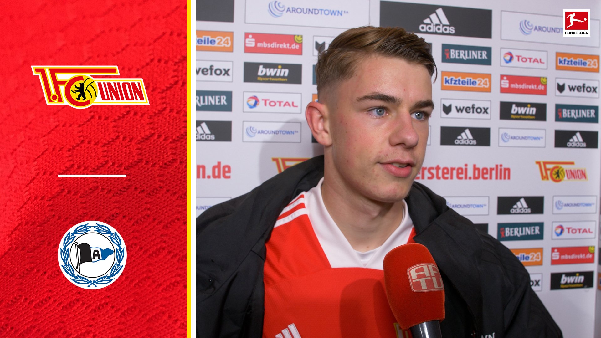 AFTV - Tim Maciejewski nach dem Spiel gegen Bielefeld