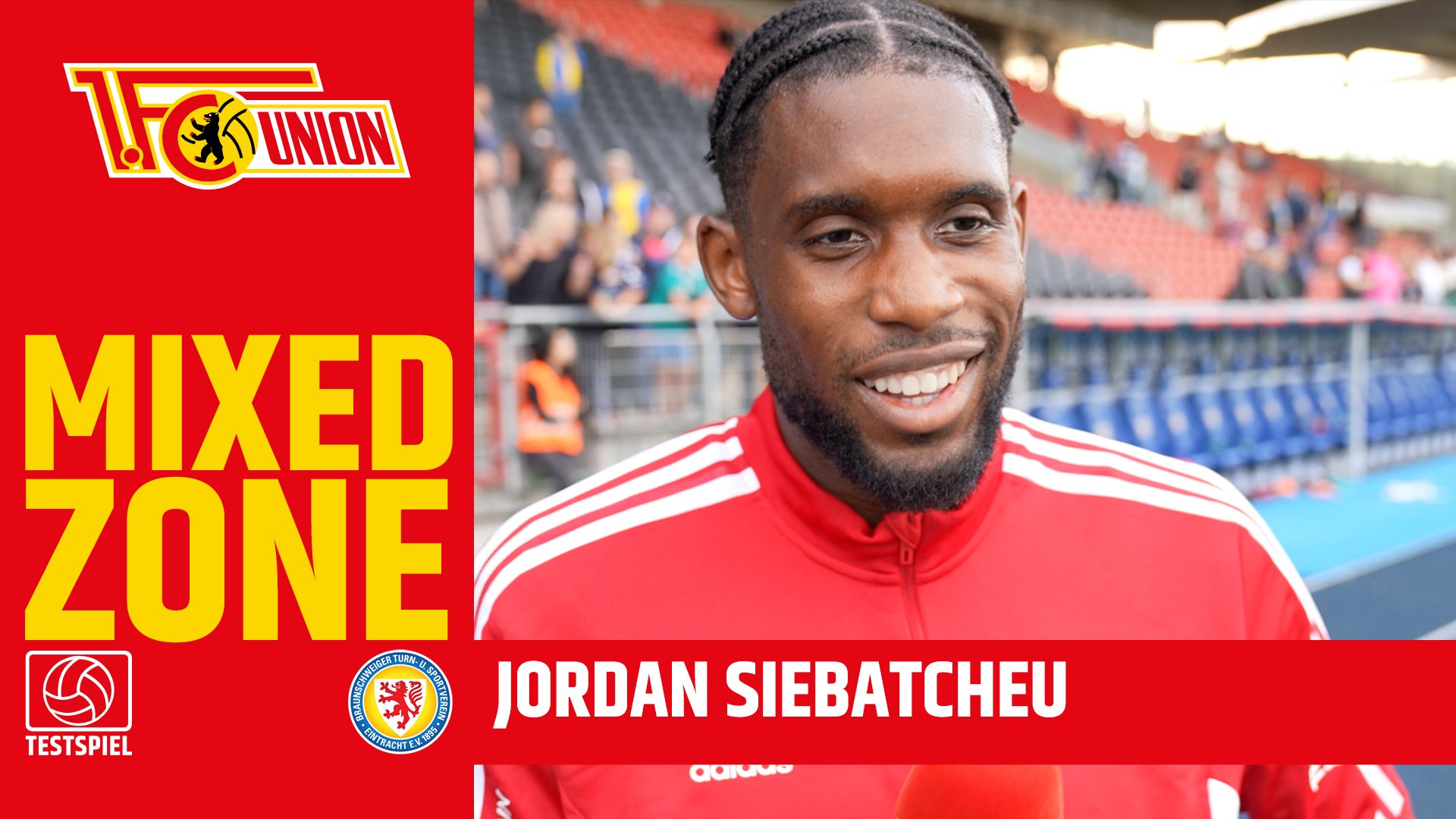 AFTV - 1. Interview Jordan Siebatcheu | Testspiel in Braunschweig