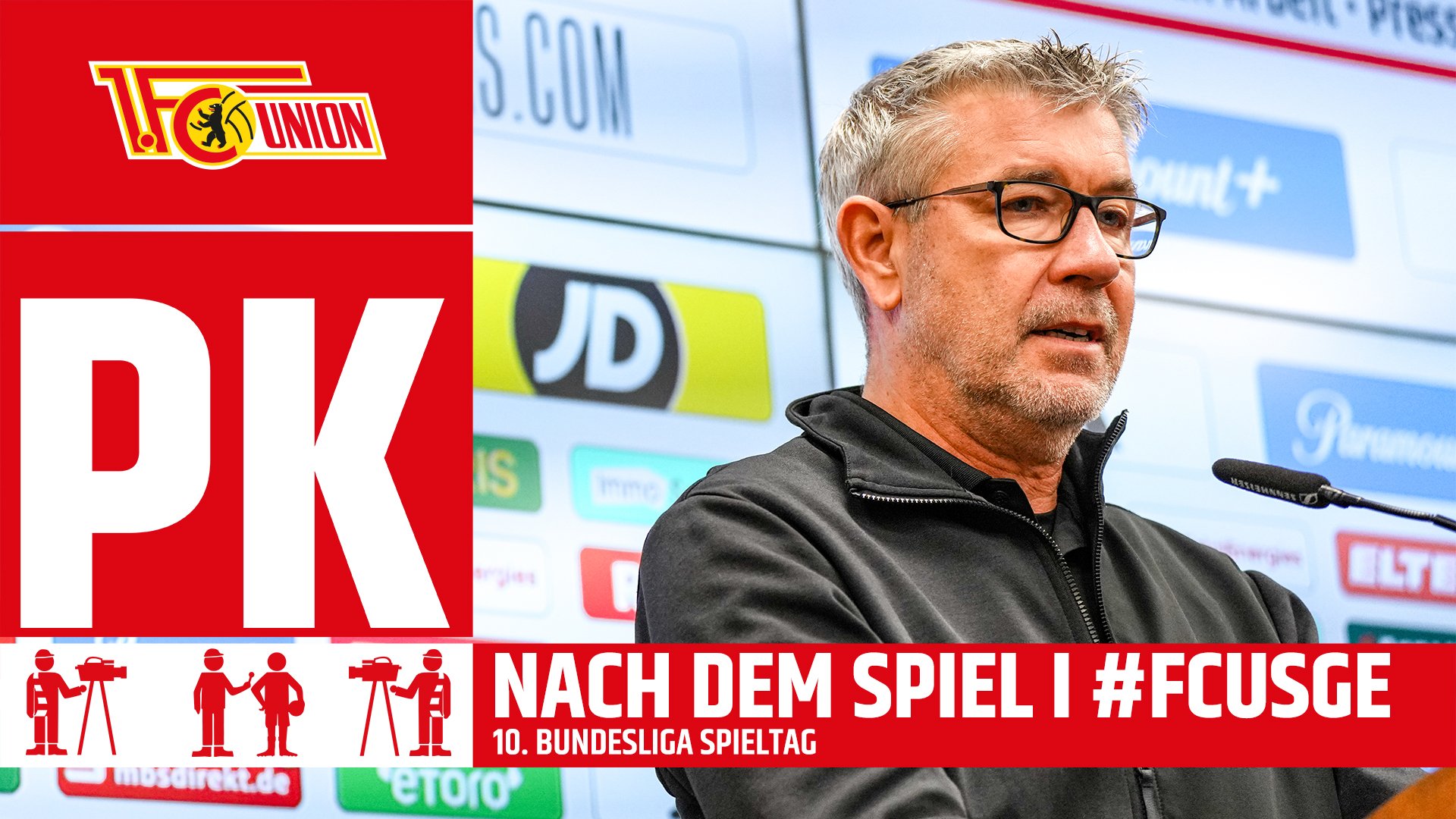 AFTV - Pressekonferenz nach dem Spiel | 1. FC Union Berlin - Eintracht ...